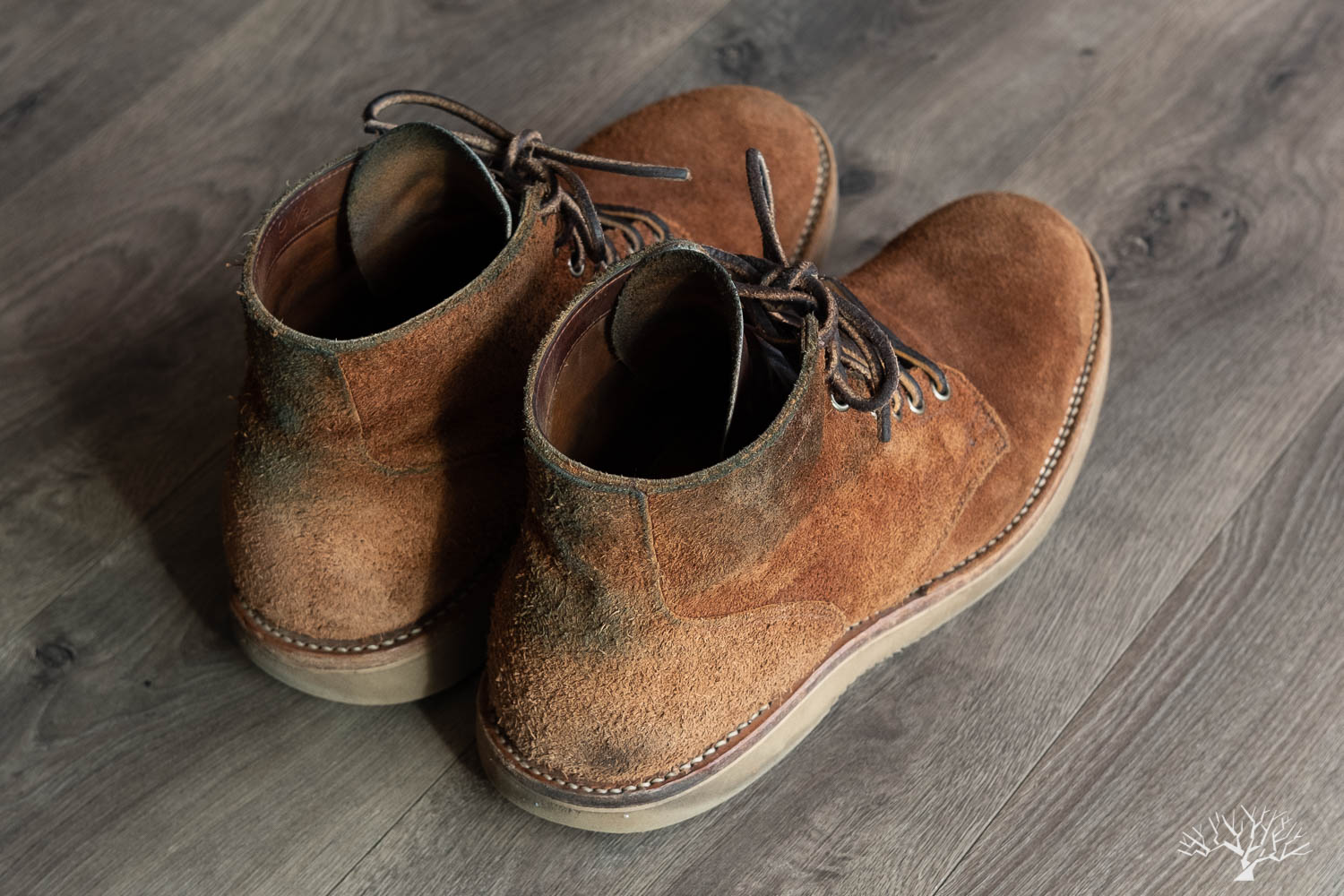 [Worn] Viberg for Withered Fig Aged Bark Roughout ‘Marvington’ Service ...