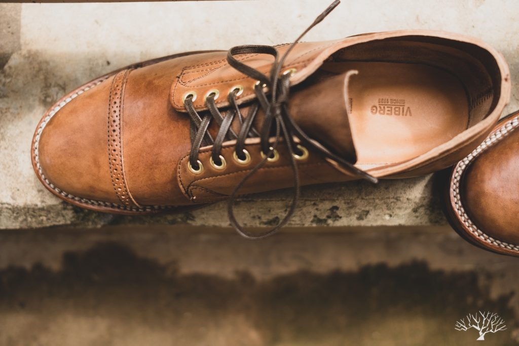 Viberg for Withered Fig "Franklin II" Crust Horsebutt 145 Oxford ...