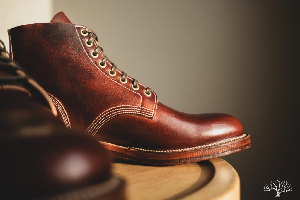 Viberg Horween Brown Nut Cypress Boondocker Boot and Rockland Blucher ...