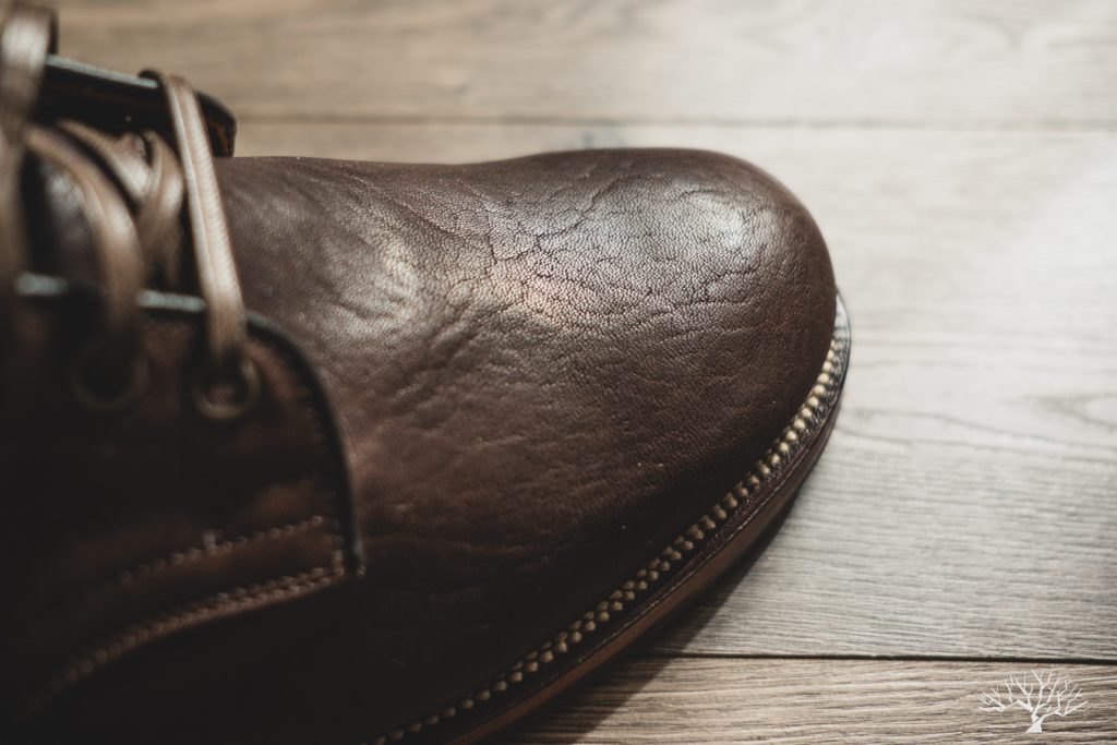 Viberg Horsehide Service Boot (Col. 1071) - Withered Fig